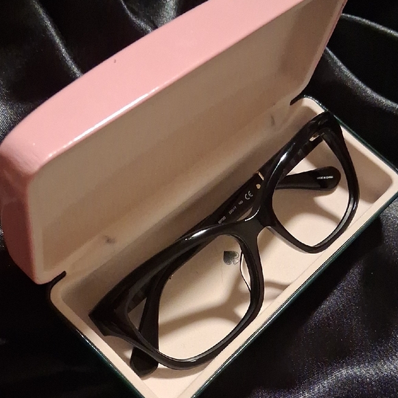 kate spade | Accessories | Kate Spade Black Eyeglass Frames Rx Or Sun ...